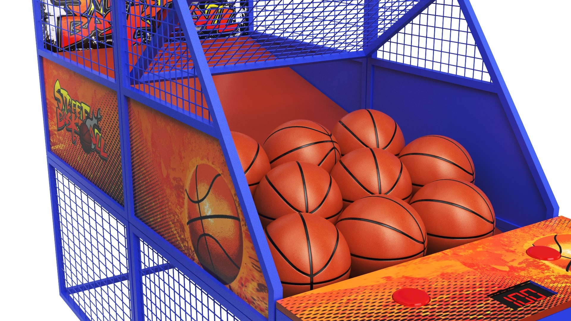 3D Two Arcade Games Monster Ticket And Basketball Model - TurboSquid ...