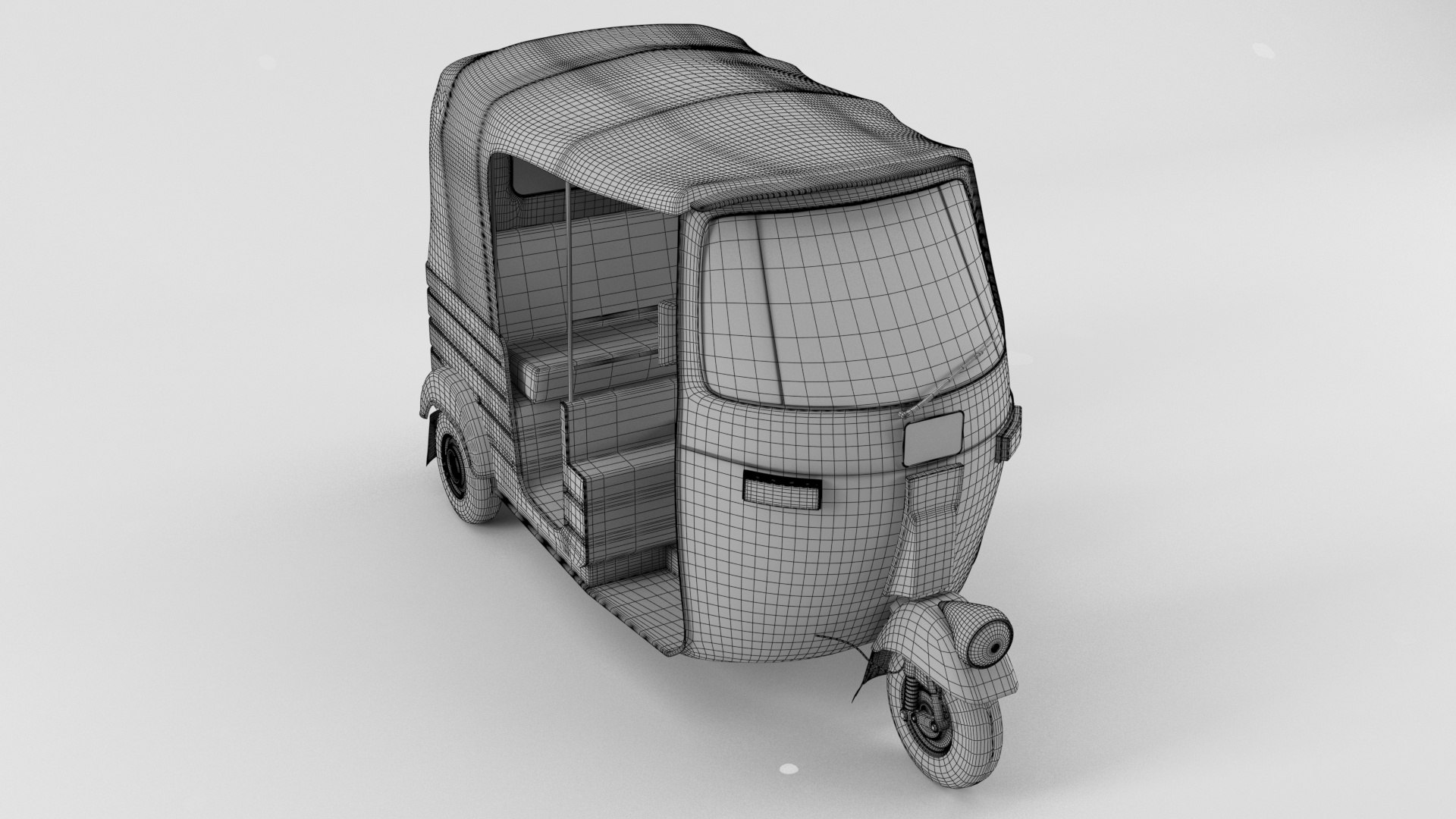 Auto Rickshaw Model - TurboSquid 1126949