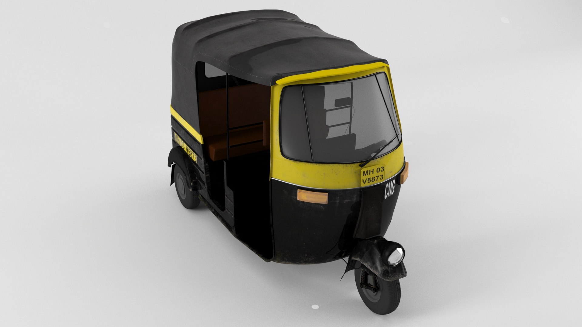 Auto Rickshaw Model - TurboSquid 1126949