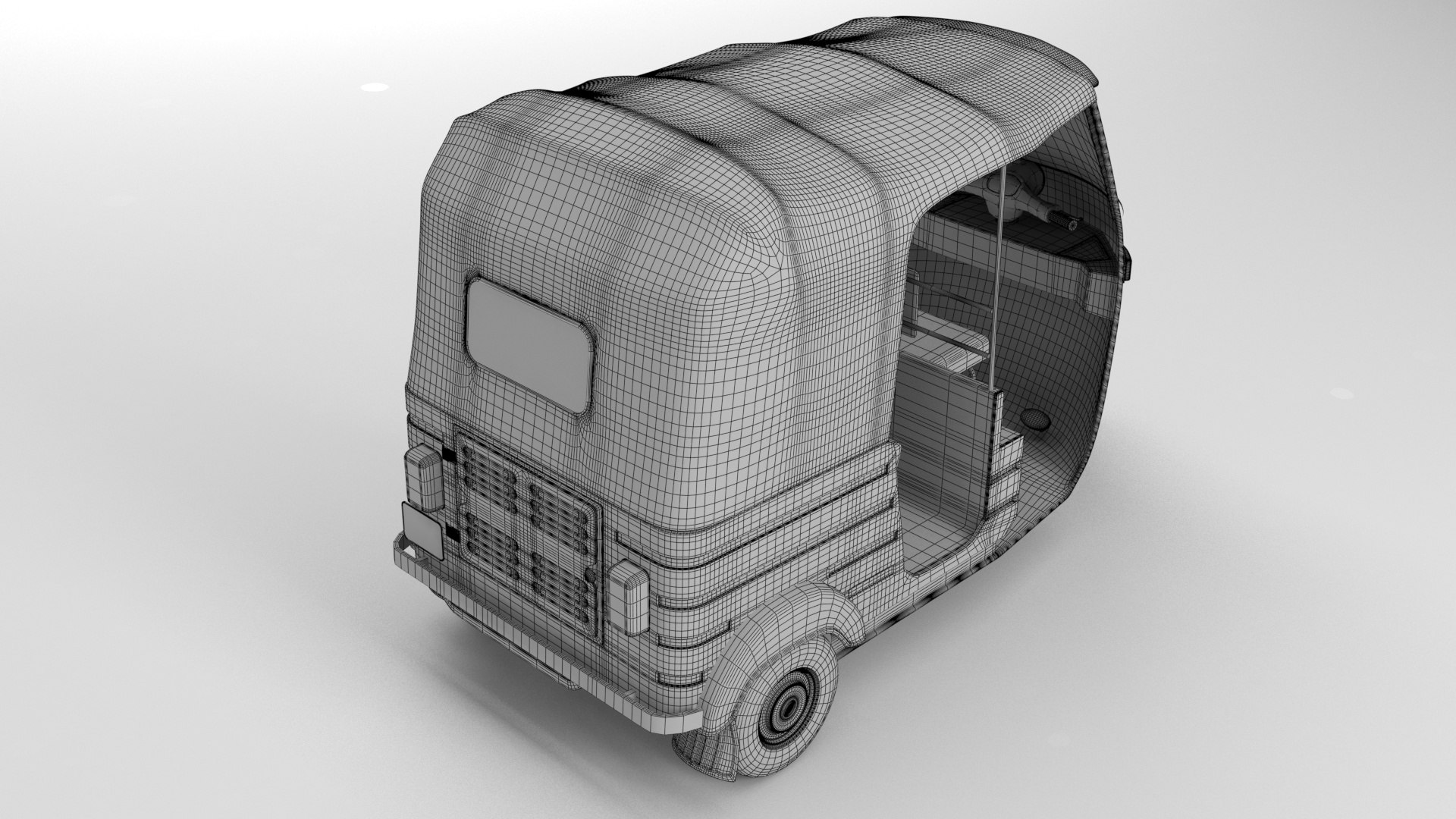 Auto Rickshaw Model - TurboSquid 1126949