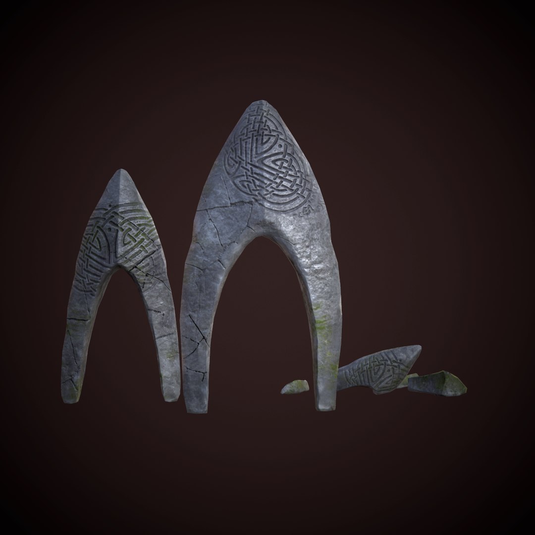 Fantasy Rune Stones 3d X