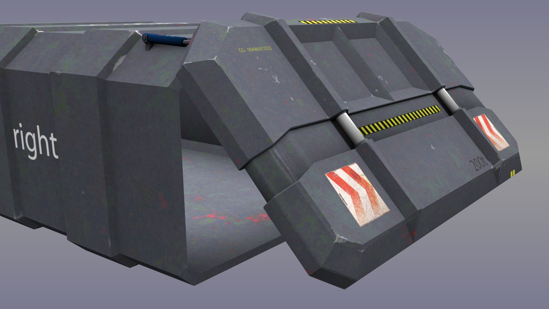 Container Hull Gate 3D Model | 1147015 | TurboSquid