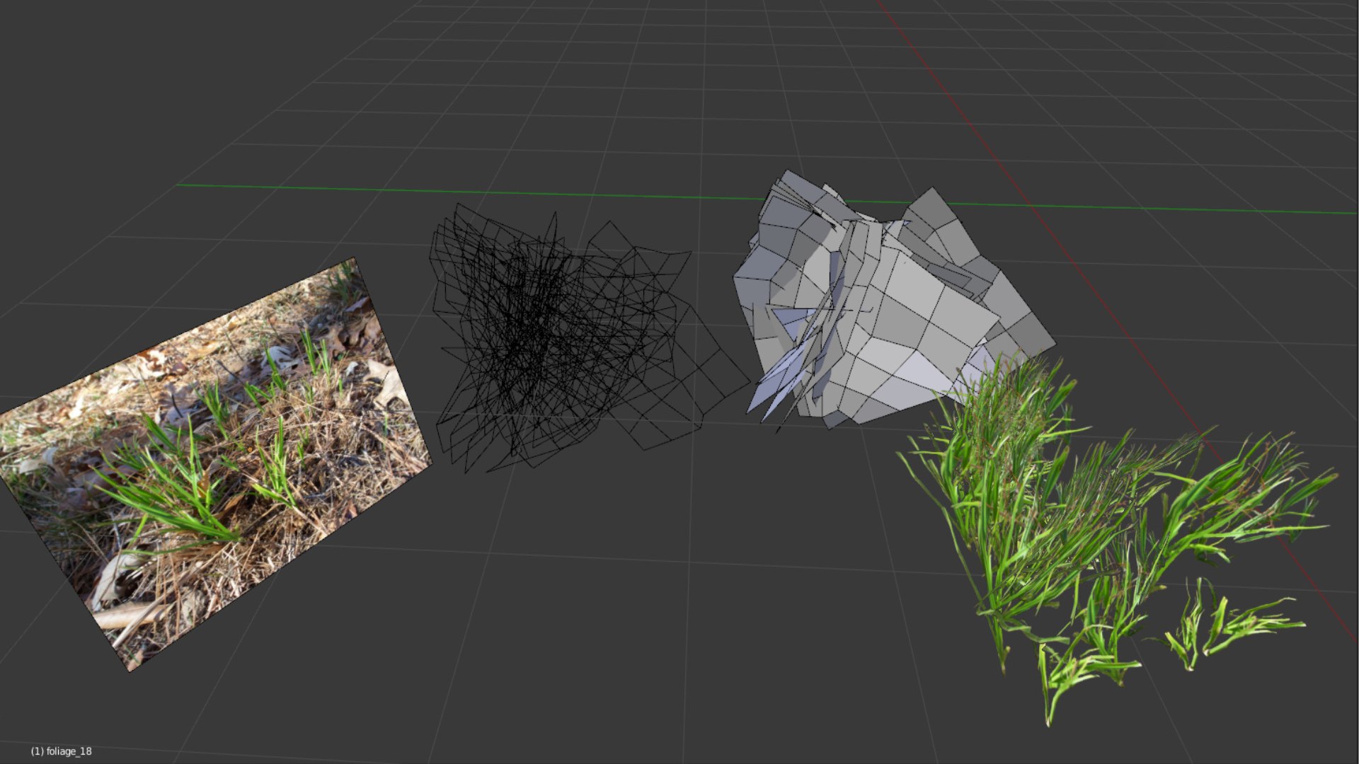 3D Grass For Blender 3D Model - TurboSquid 2257837