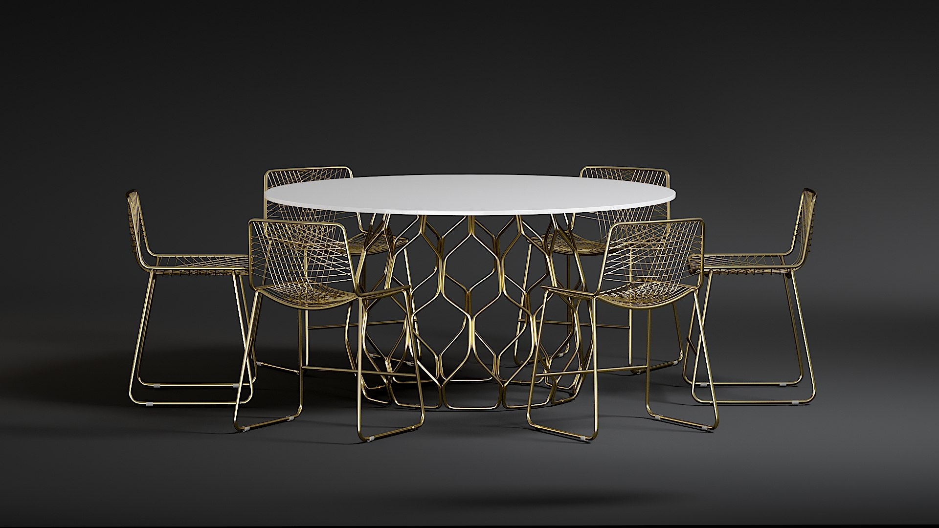 3D realistic dining table circuit - TurboSquid 1537591