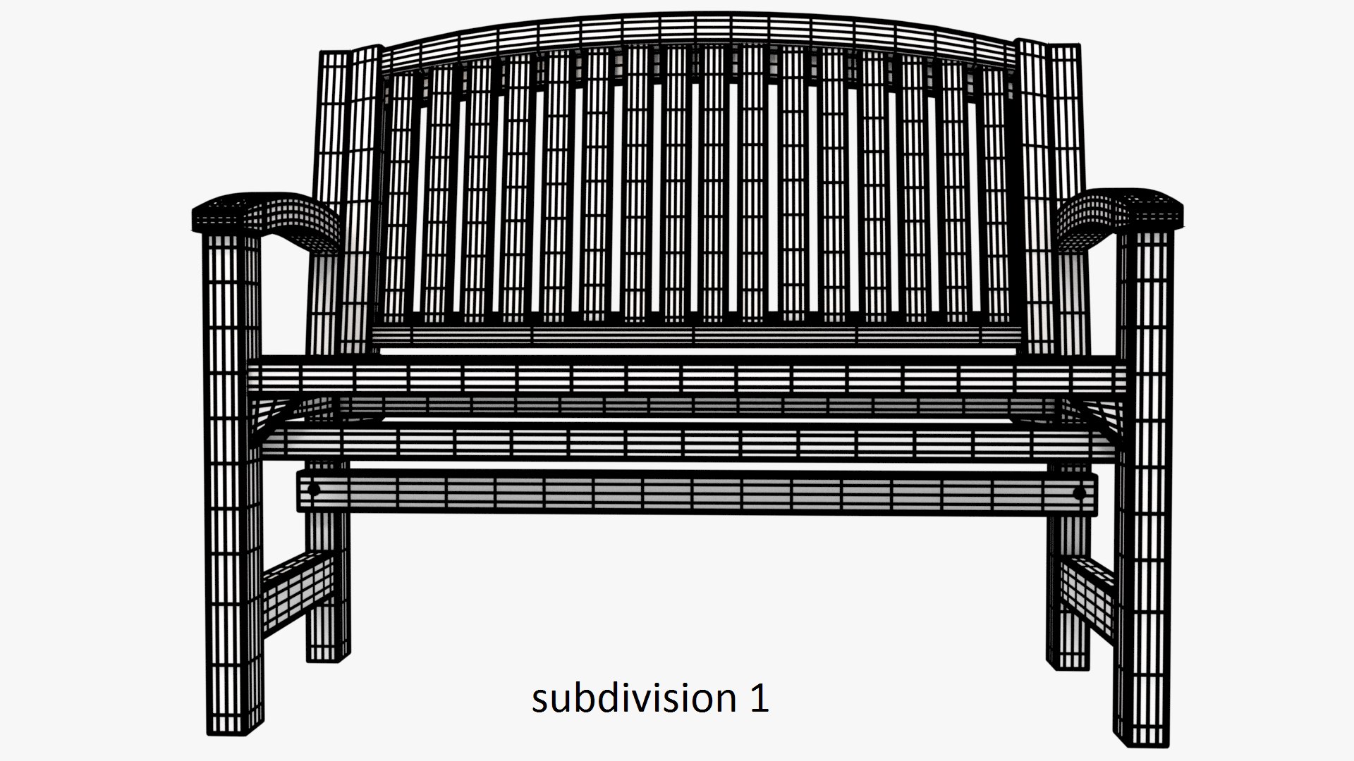 Bench Blender Games 3D Model - TurboSquid 1358229