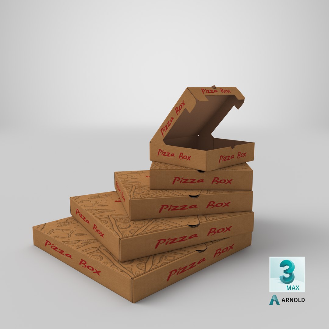 3D model pizza box - TurboSquid 1397698