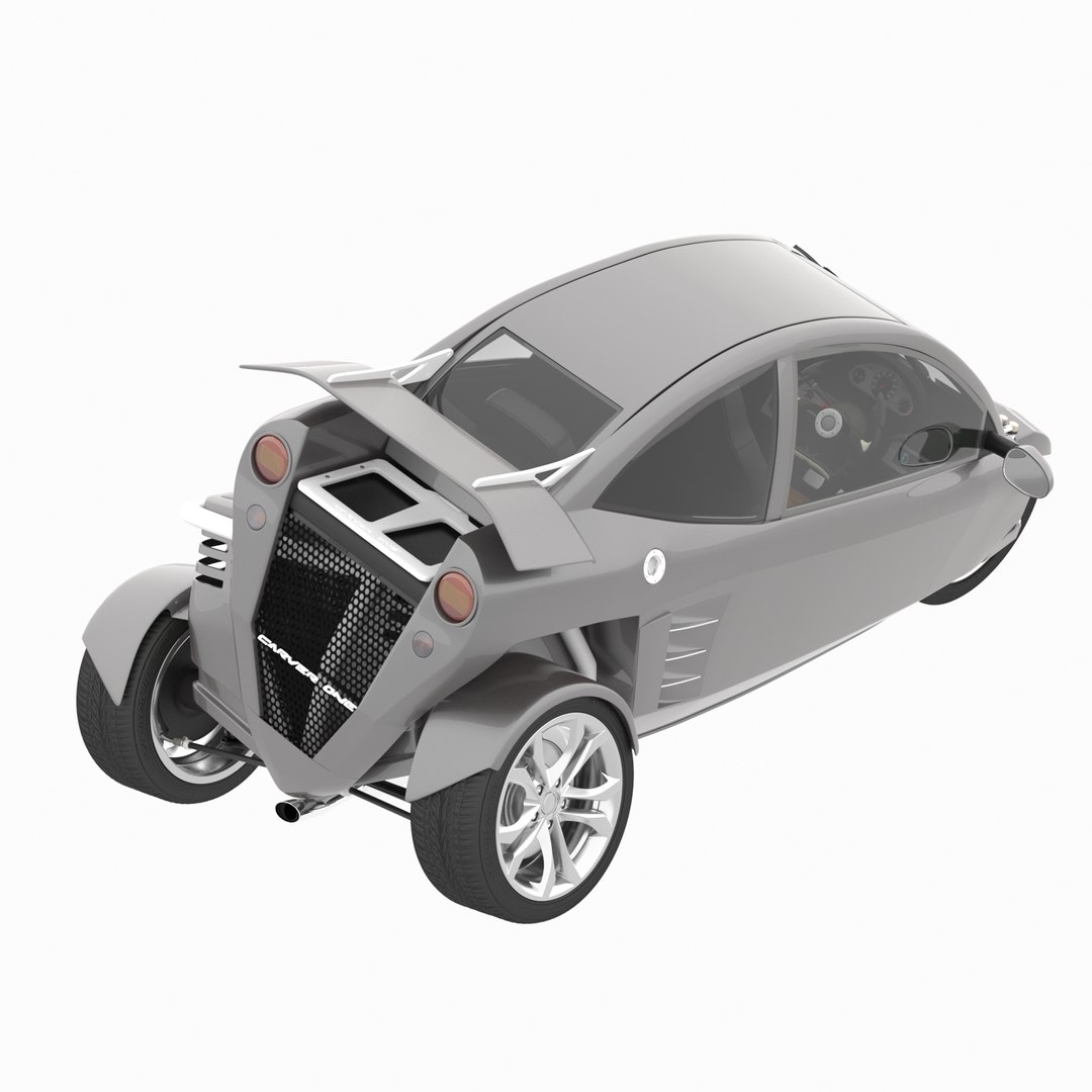 Carver Three-wheeled Motorcycle 3d Max