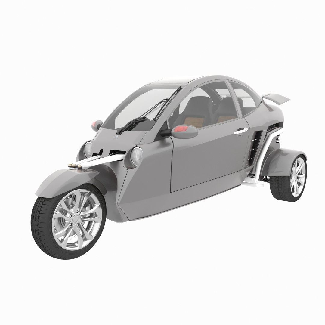 Carver Three-wheeled Motorcycle 3d Max