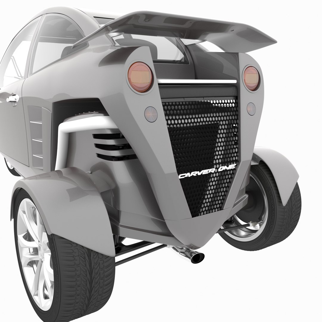 Carver Three-wheeled Motorcycle 3d Max