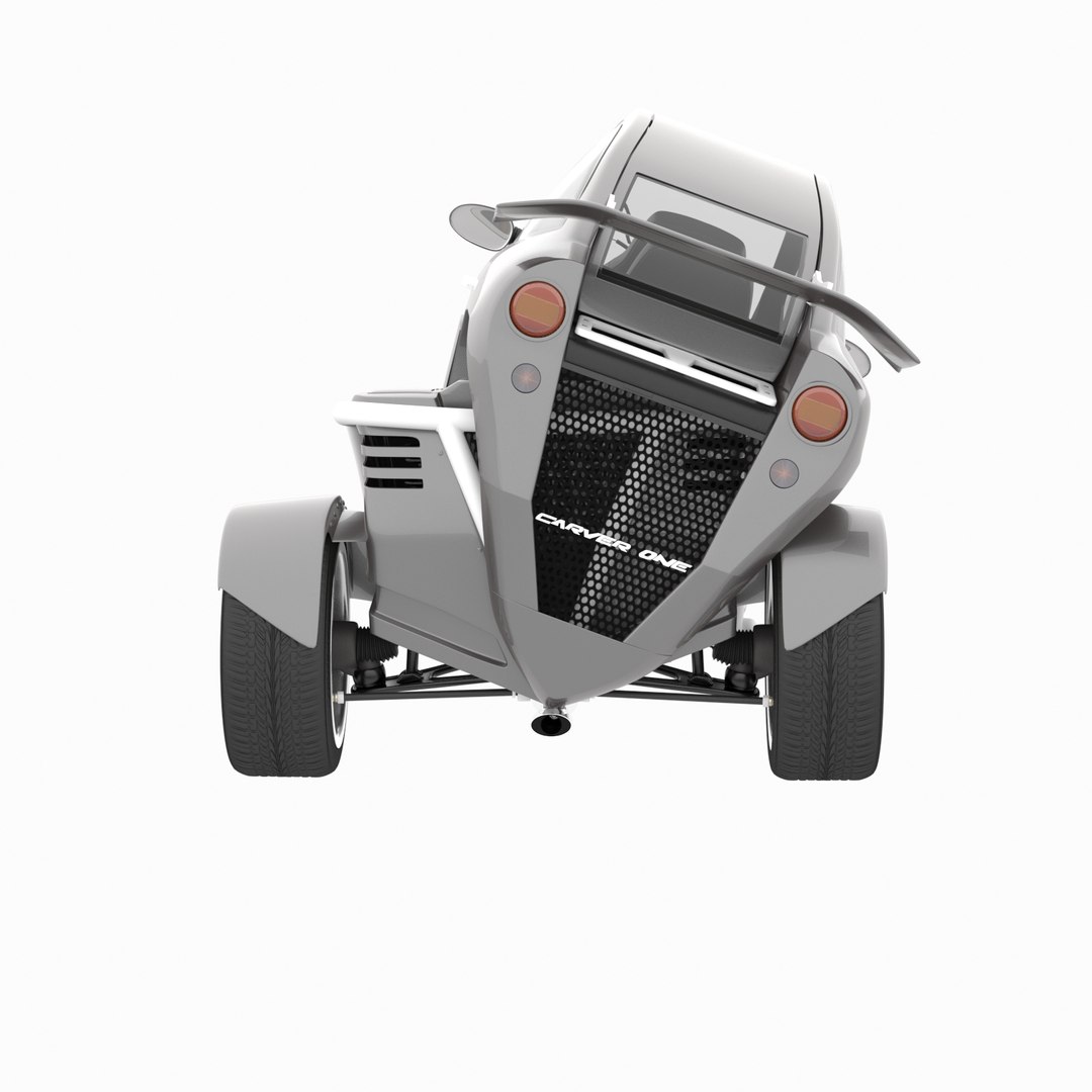 Carver Three-wheeled Motorcycle 3d Max