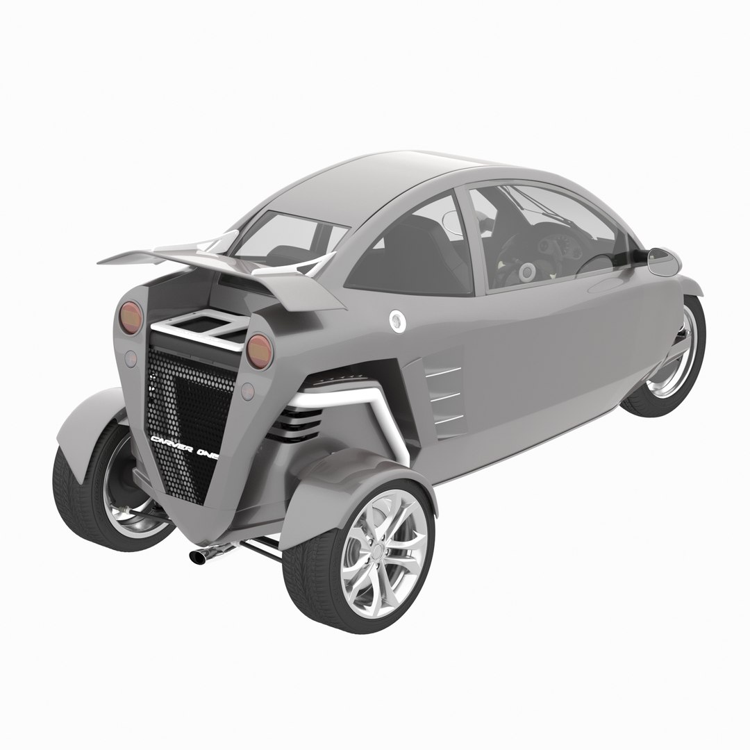 Carver Three-wheeled Motorcycle 3d Max
