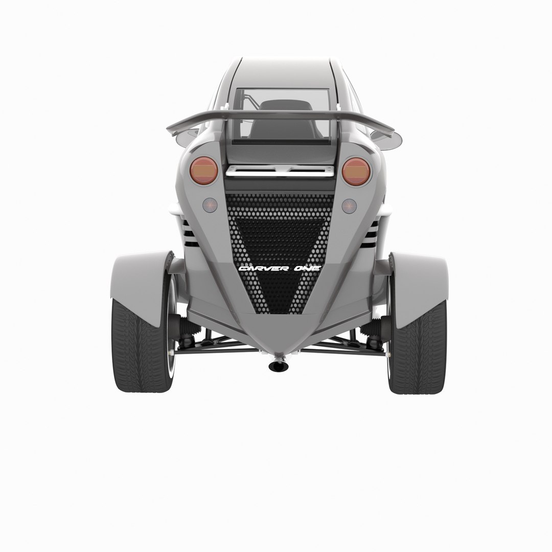 Carver Three-wheeled Motorcycle 3d Max