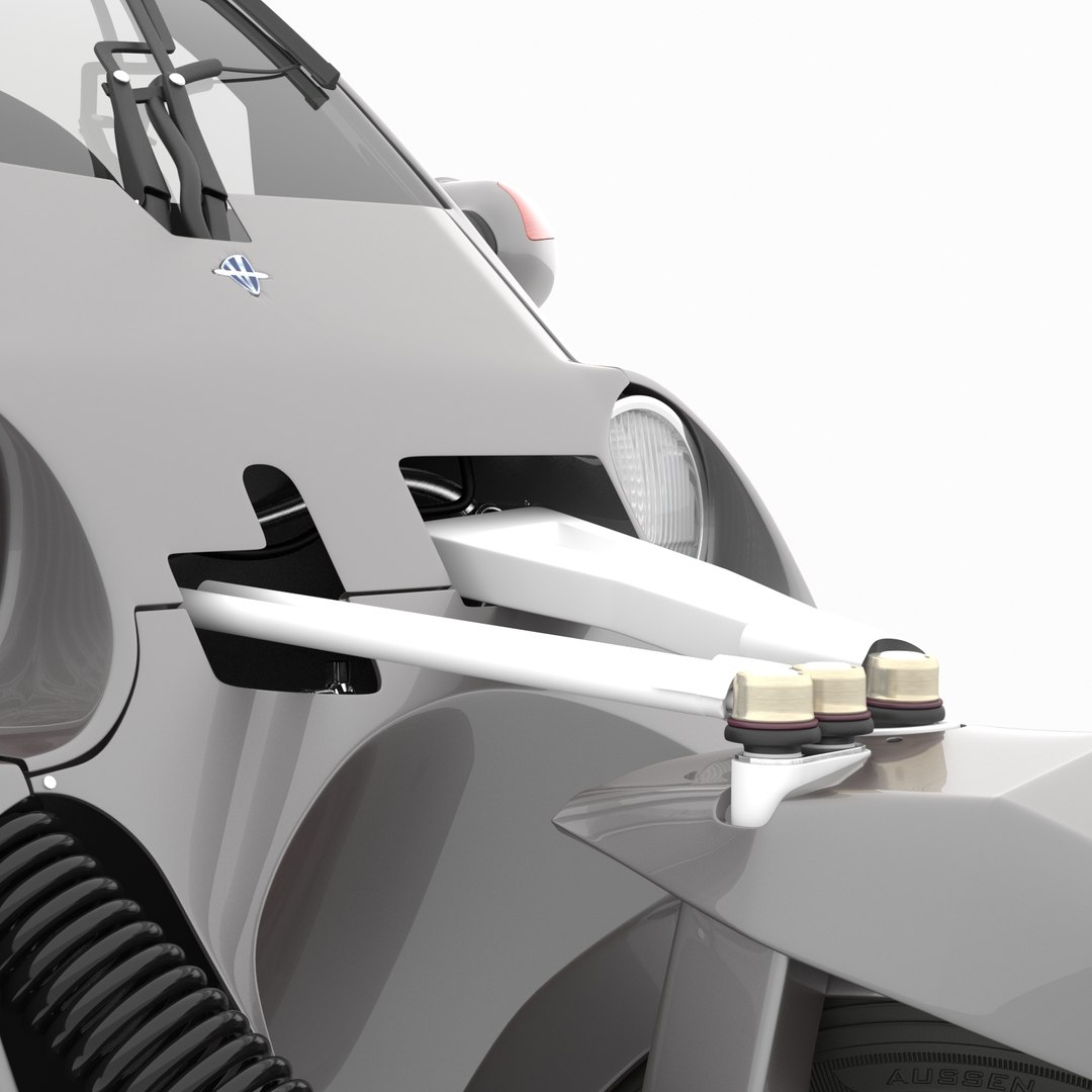 Carver Three-wheeled Motorcycle 3d Max