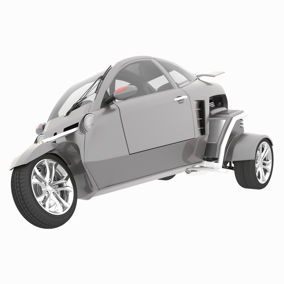 Carver Three-wheeled Motorcycle 3d Max