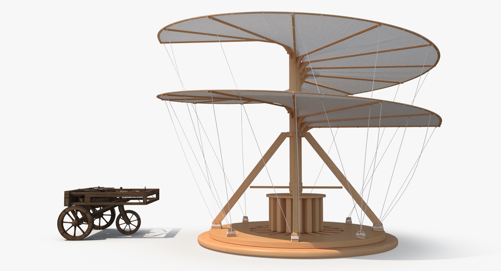 3D Leonardo Da Vinci Vehicles - TurboSquid 1182177