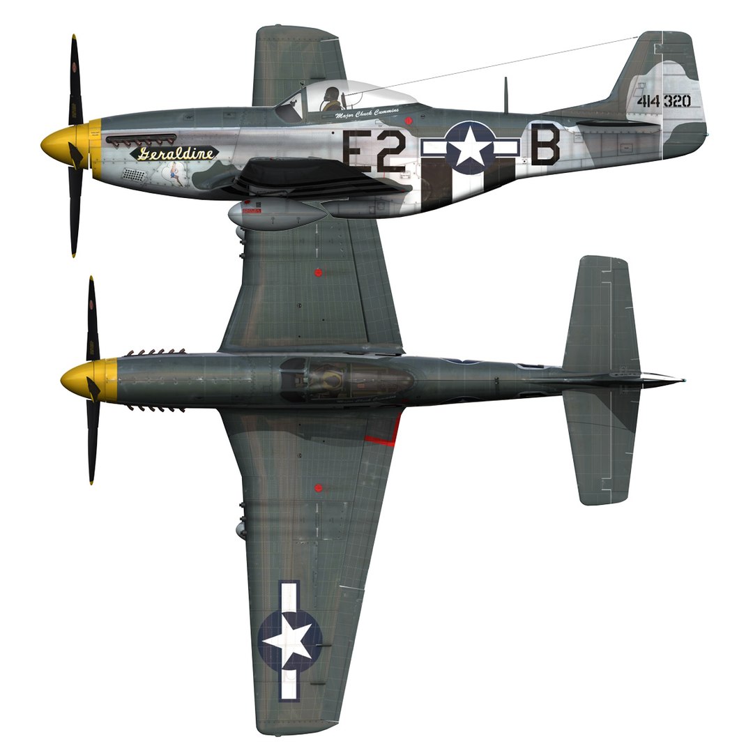 3d North American - Geraldine Model