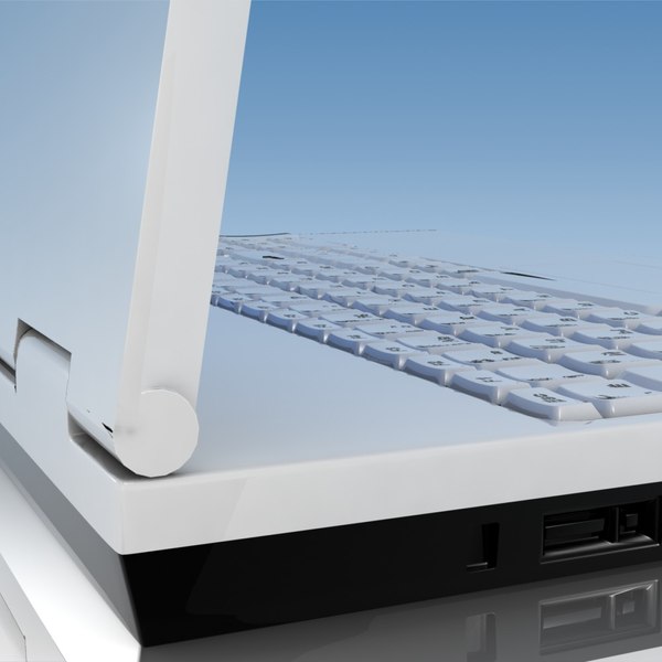 notebook lg e500 laptop 3d model