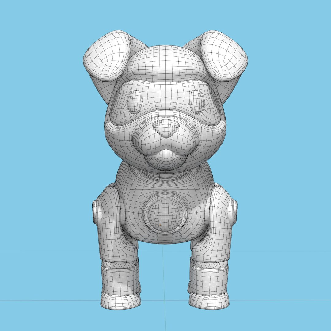 Plastic Cute Robot Dog Toy Model - TurboSquid 2160730