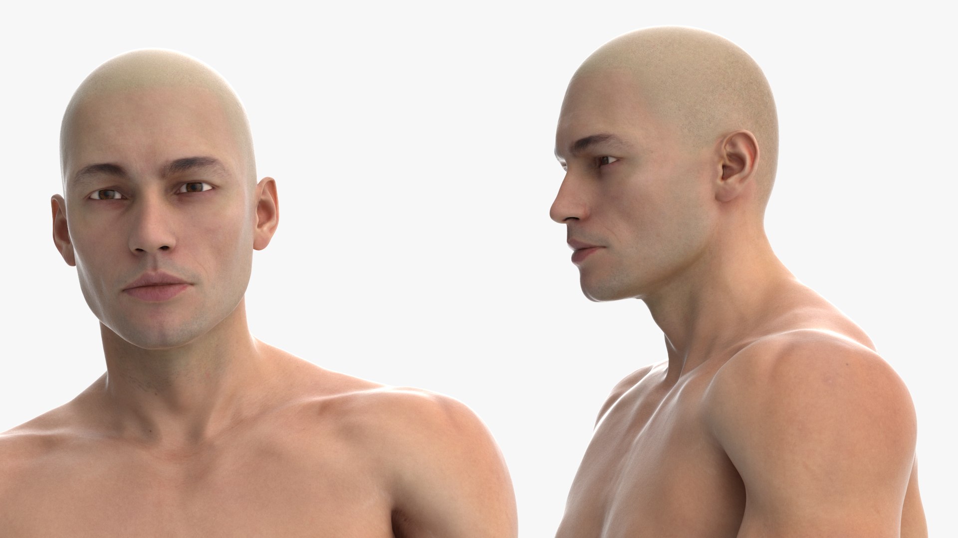 Male Physique Character Rigged For Maya 3D - TurboSquid 2300646