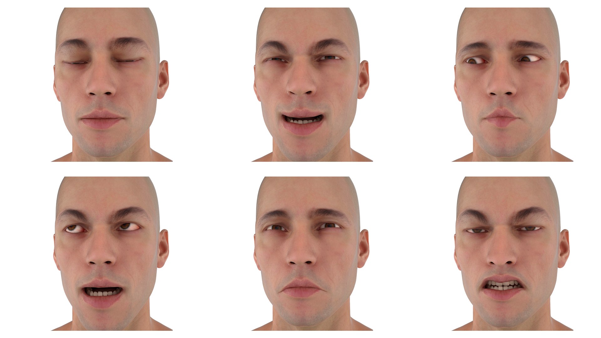 Male Physique Character Rigged For Maya 3D - TurboSquid 2300646