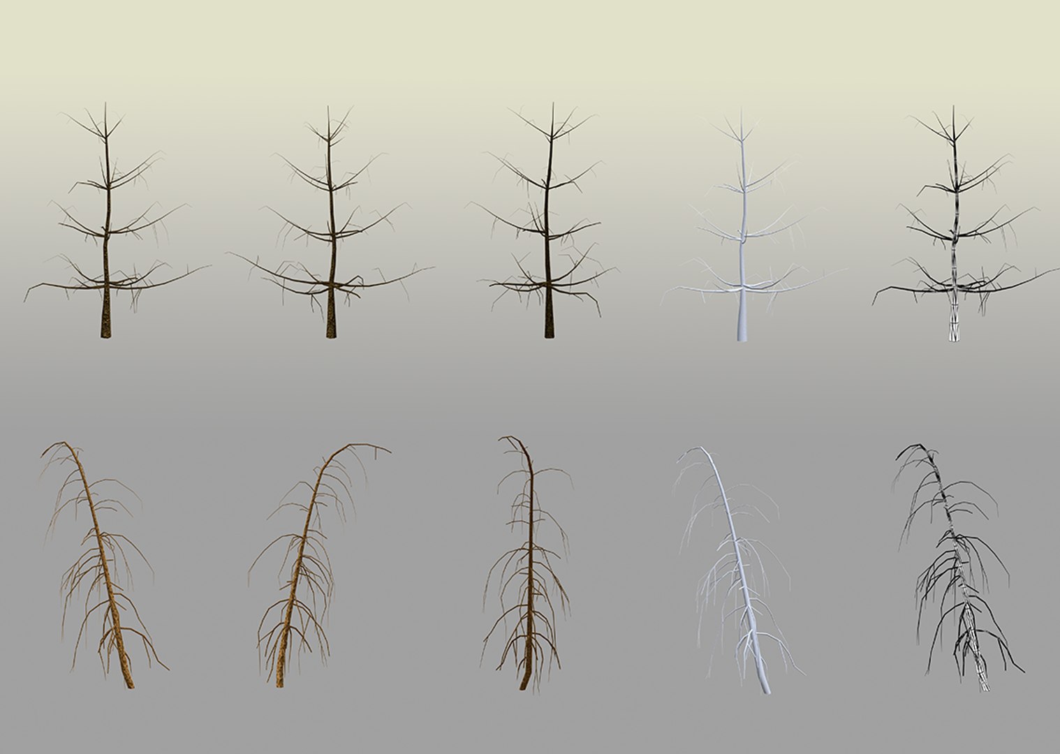 Coniferous Pine Trees Lod Model - TurboSquid 1665214