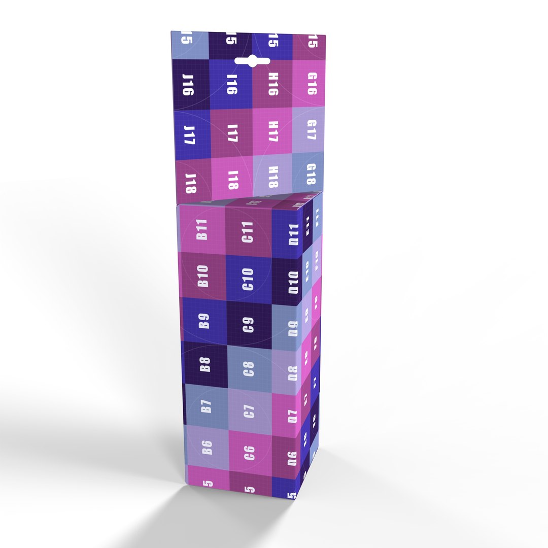 Triangular Prism Hanger Packaging Box Model - TurboSquid 2321144