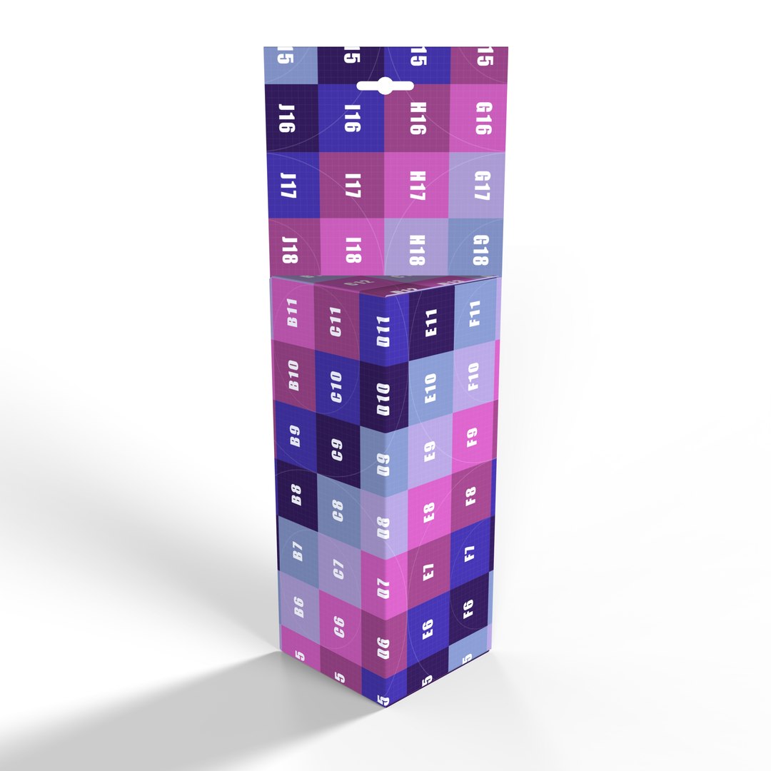 Triangular Prism Hanger Packaging Box Model - TurboSquid 2321144