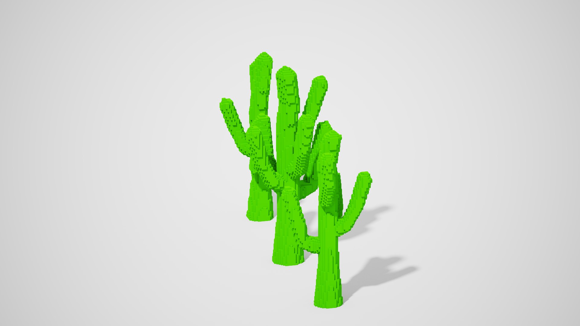 Isometric Cactus Set 3D Model - TurboSquid 2193210