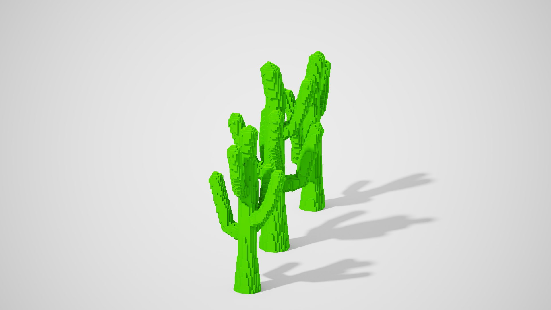 Isometric Cactus Set 3D Model - TurboSquid 2193210