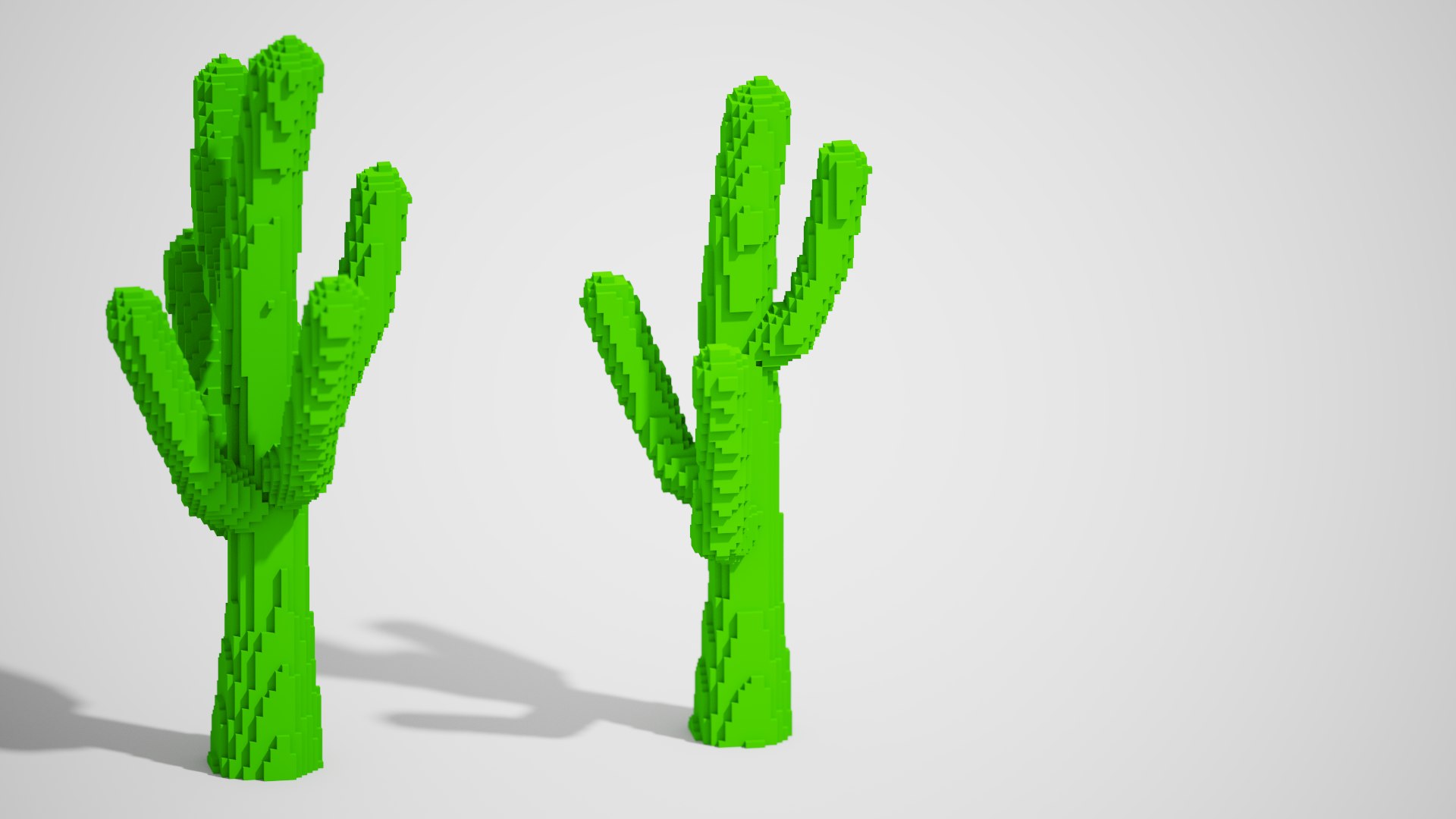 Isometric Cactus Set 3D Model - TurboSquid 2193210