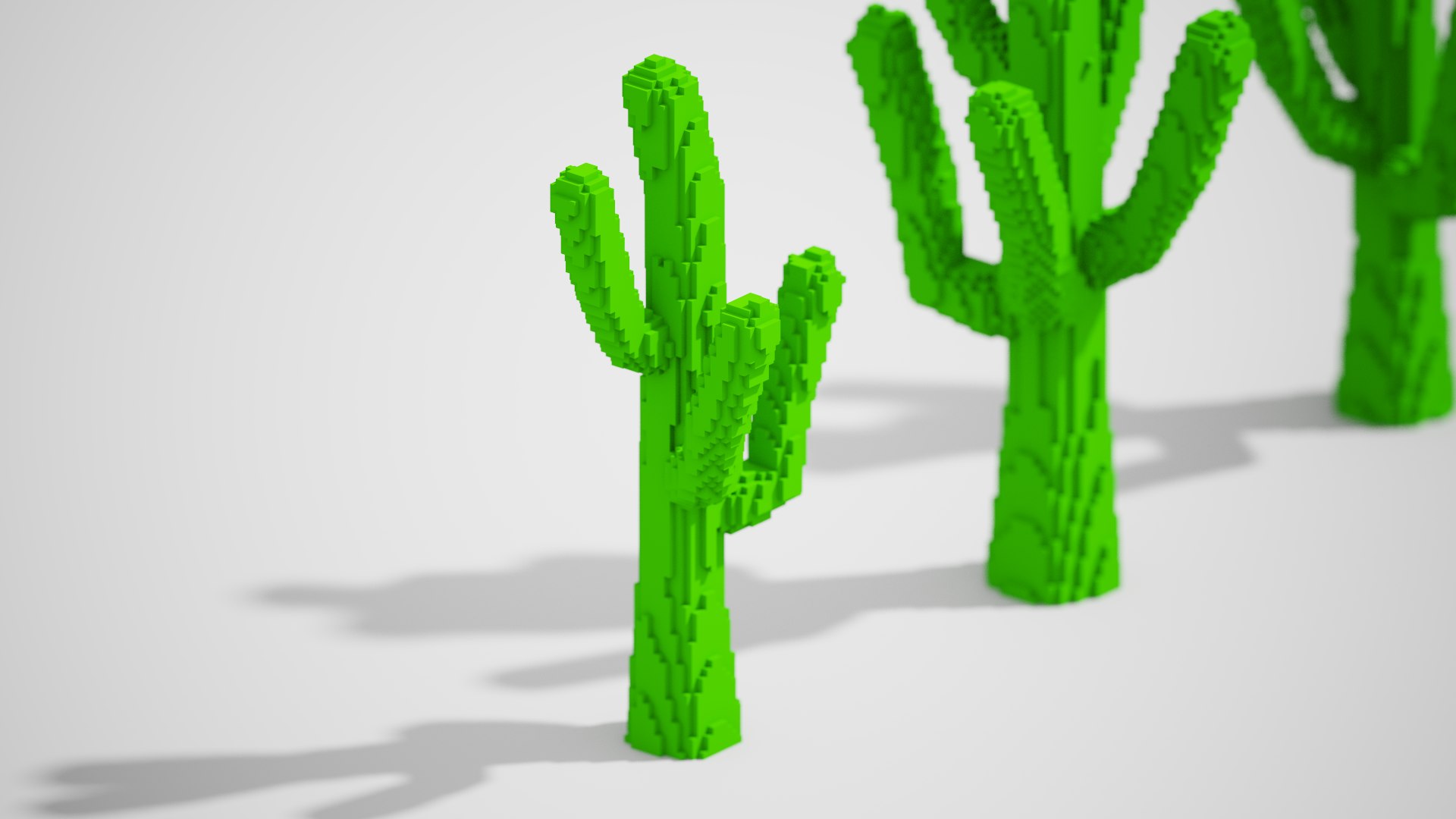 Isometric Cactus Set 3D Model - TurboSquid 2193210