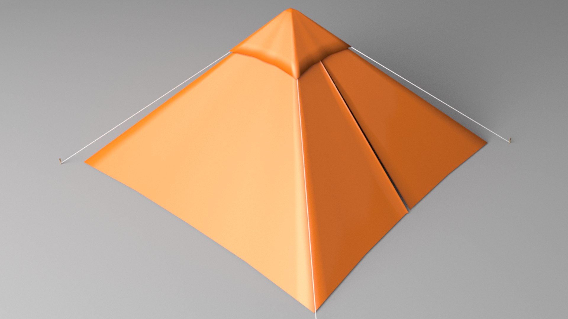 Pyramid Tent 3D Model - TurboSquid 1578066