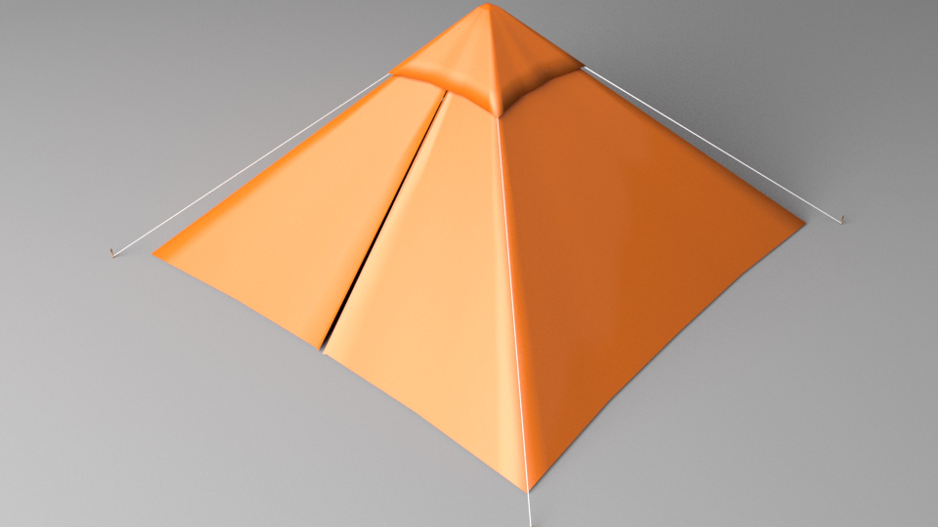 Pyramid Tent 3D Model - TurboSquid 1578066