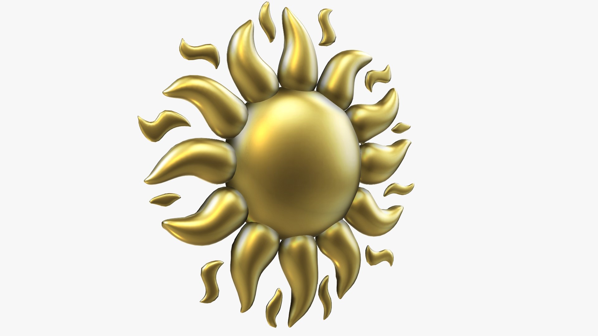 Free Sun Face 3d Model