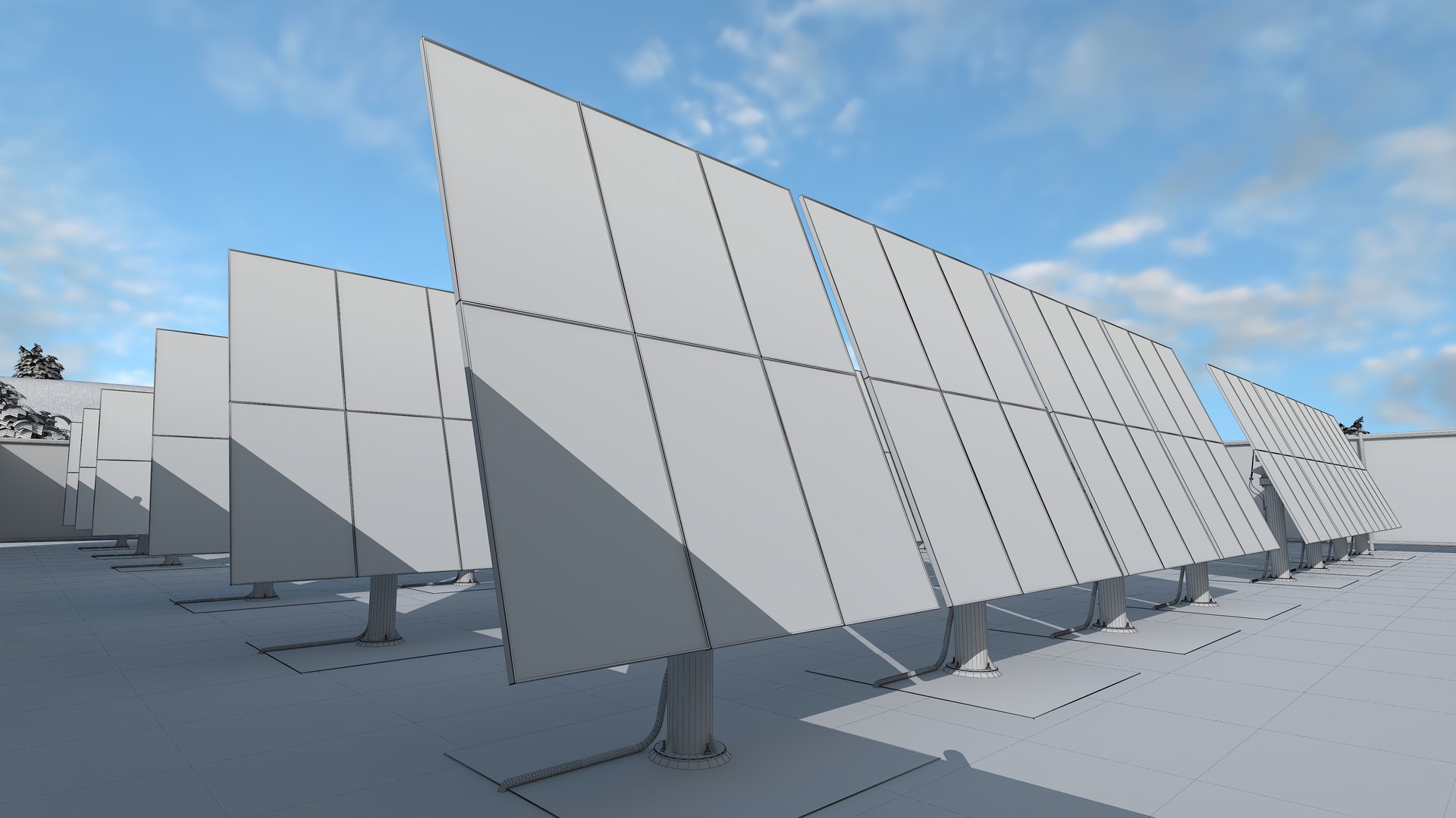 Solar Power Site Collection 3D Model - TurboSquid 2300911