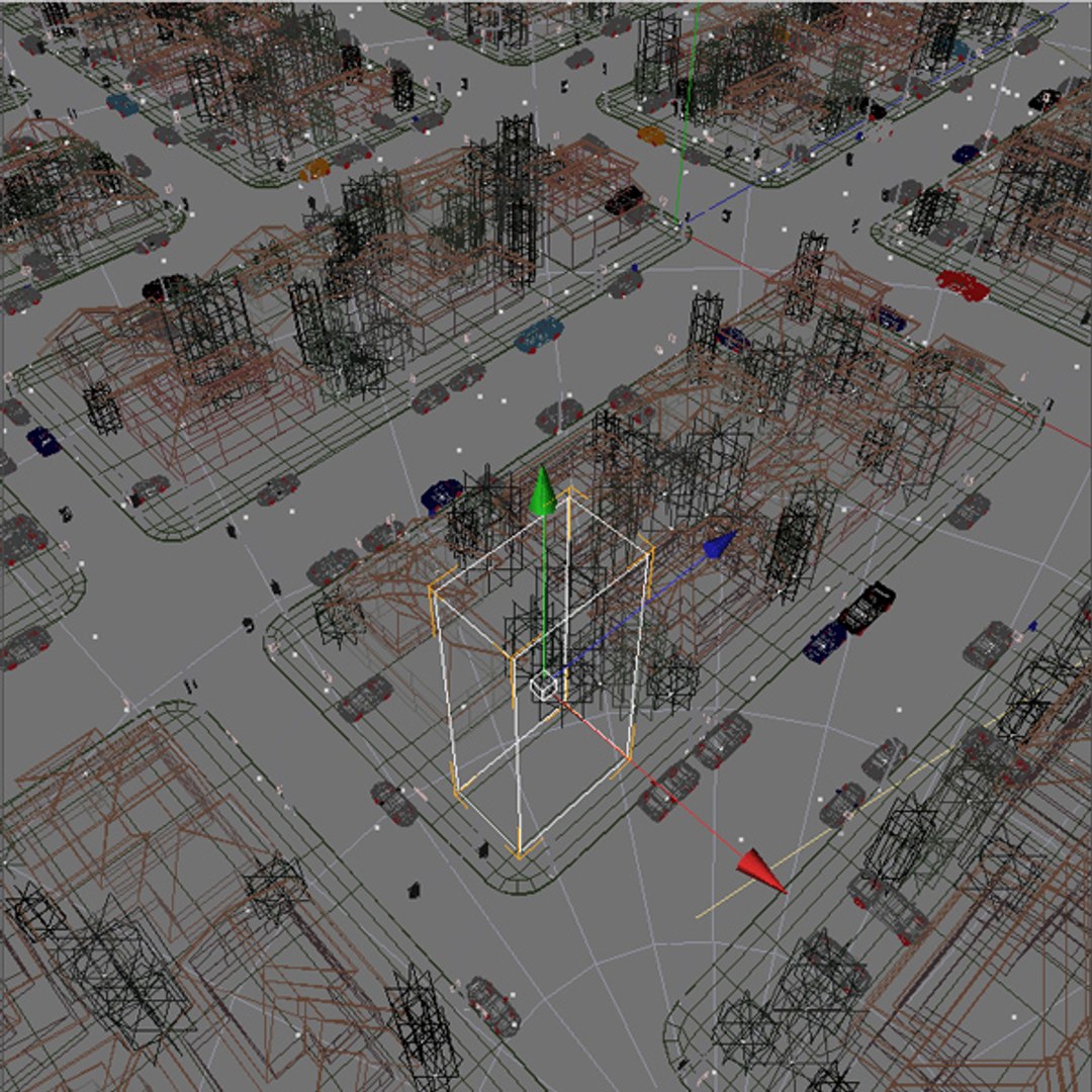 Cinema4d City Houses