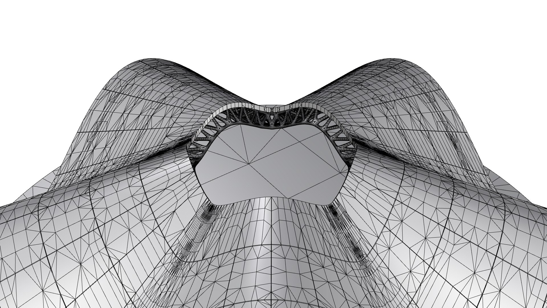 Circular Wavy Truss Pavilion 3D - TurboSquid 2172201