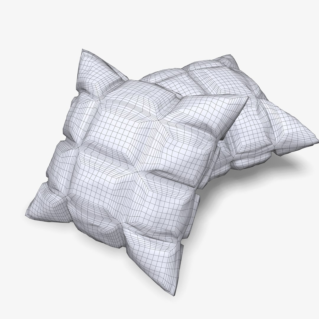 3D Pillows Pile - TurboSquid 1848641