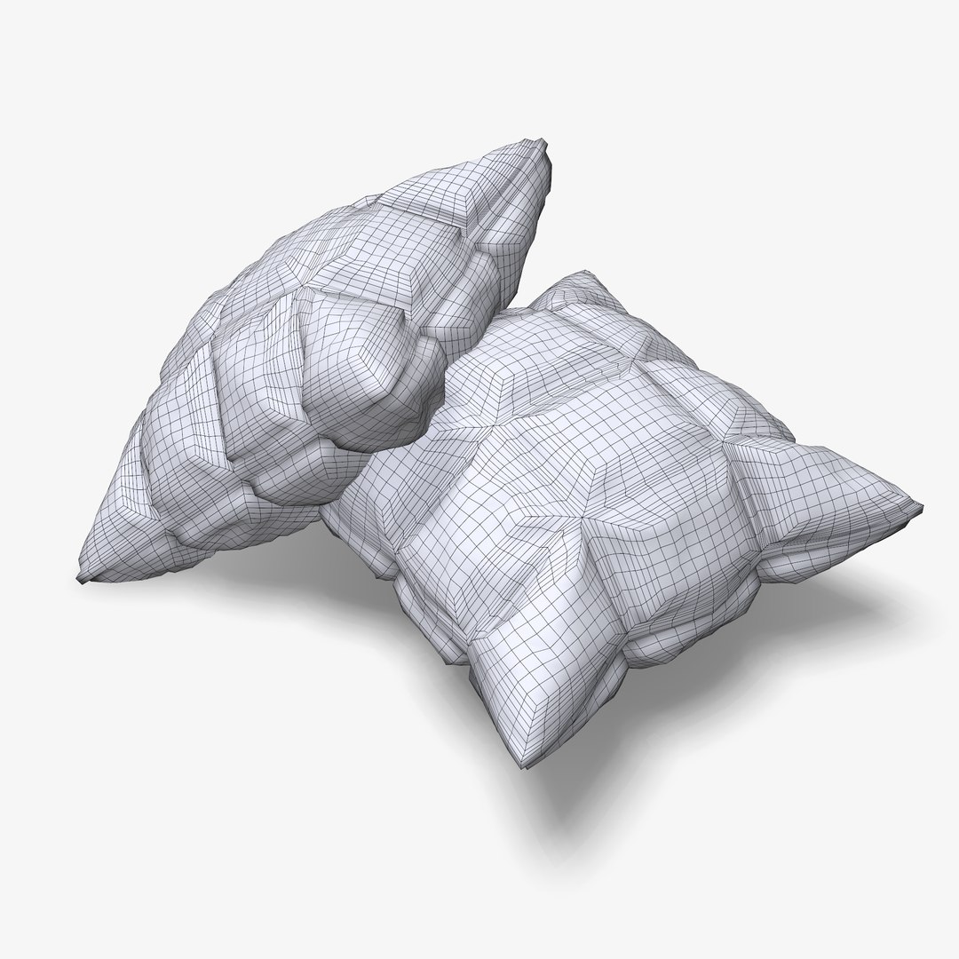 3D Pillows Pile - TurboSquid 1848641