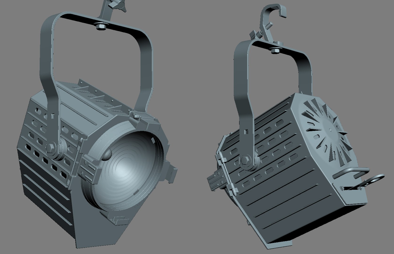 3d Model Of Altman Fresnel 1kaf Lights