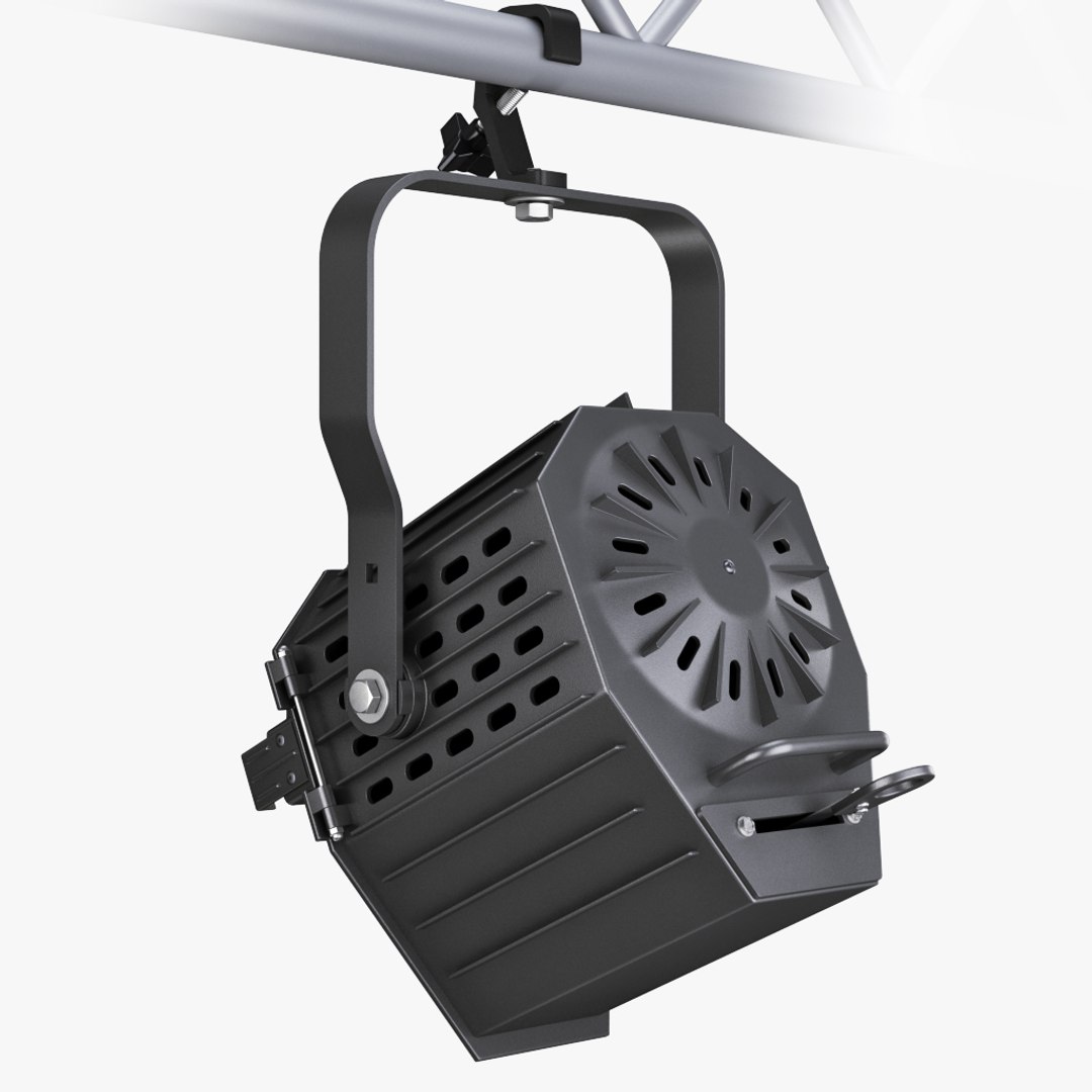 3d Model Of Altman Fresnel 1kaf Lights