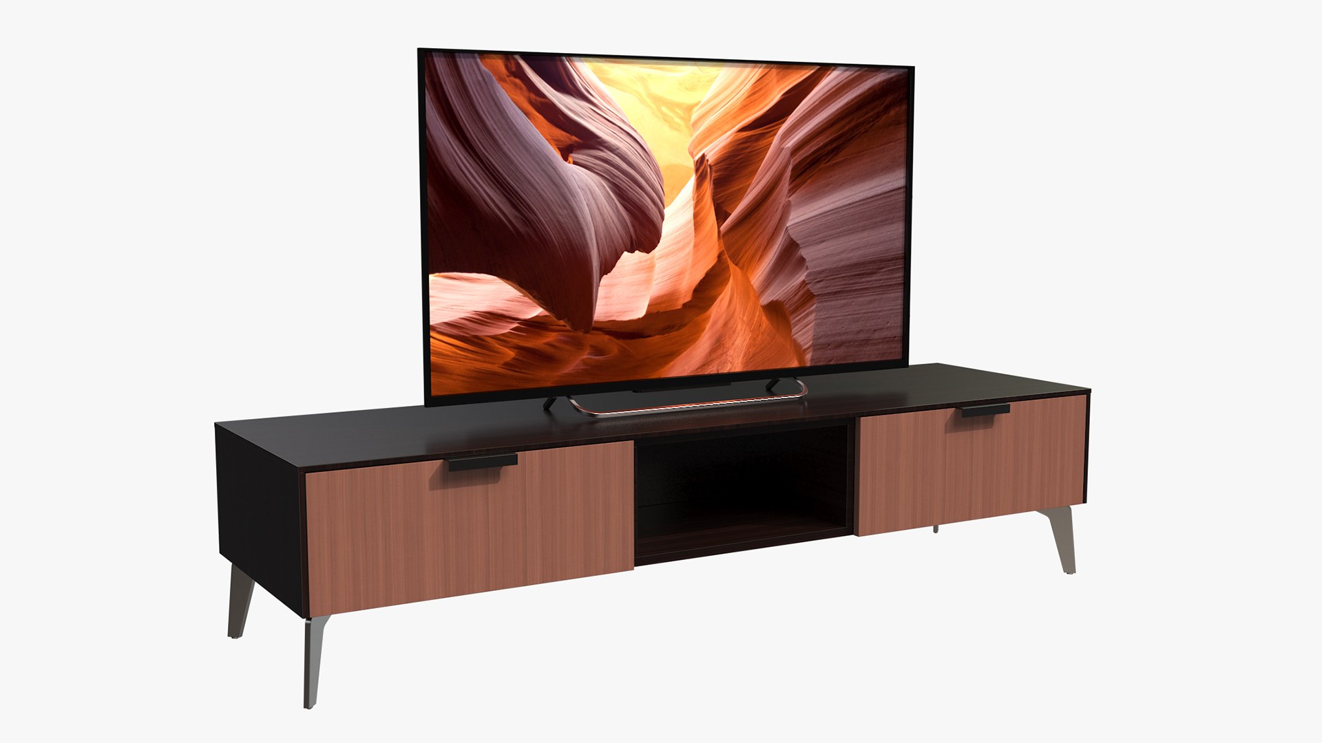 TV Set 02 PBR 4K 3D Model - TurboSquid 1878897