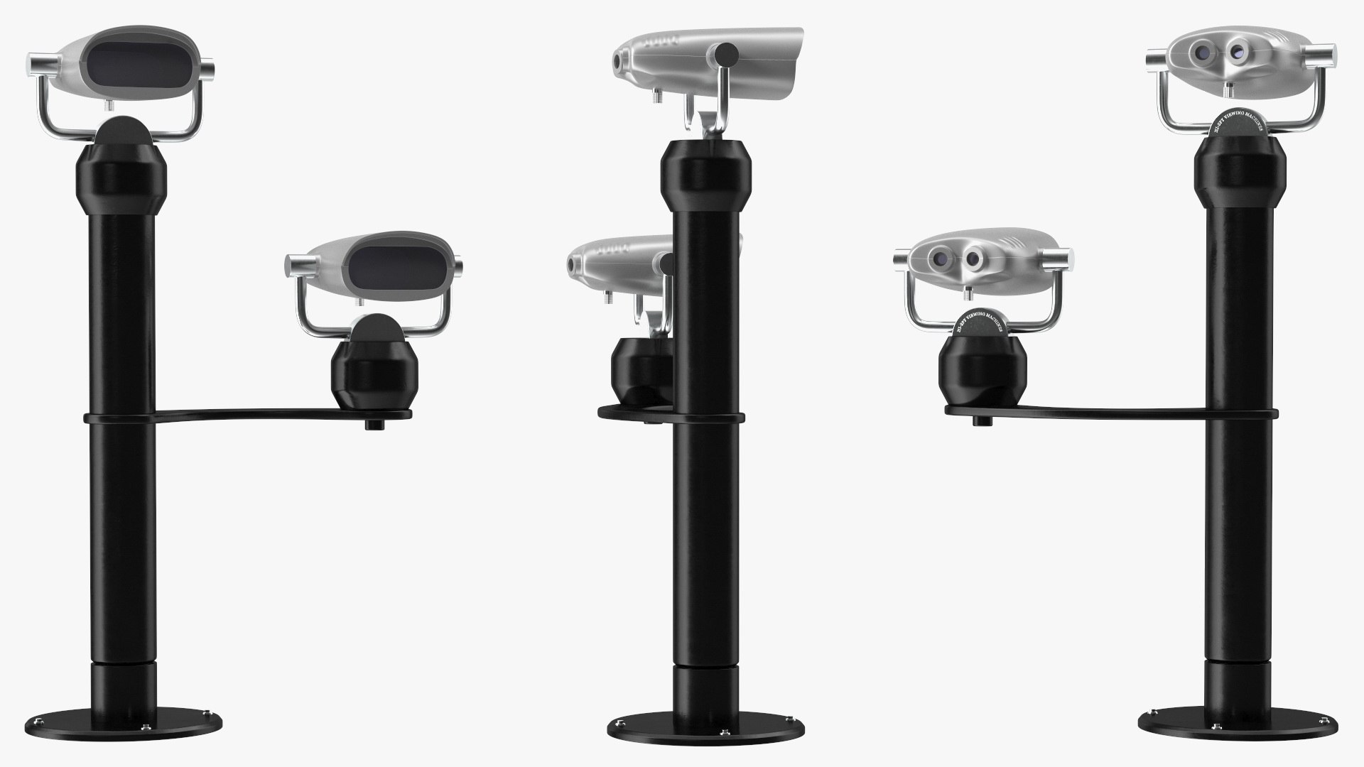 Tower Optical Binocular Viewer Dual 3D Model - TurboSquid 1912077