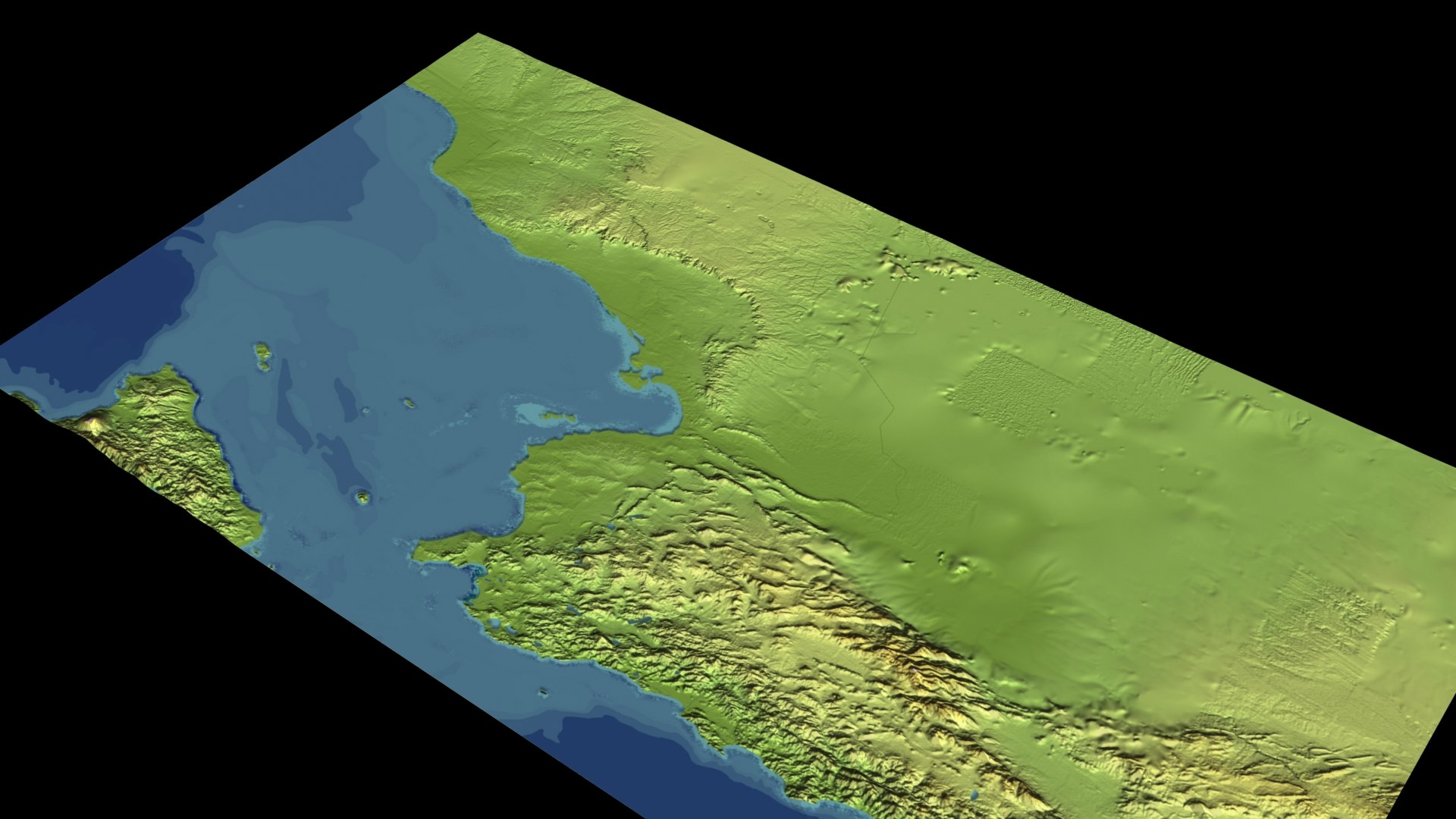 3d Model Tunisia Maps