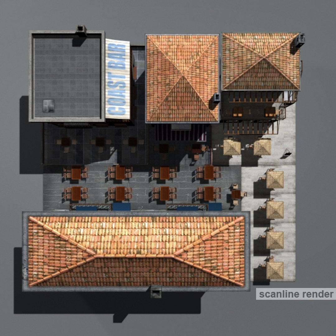 3ds Max Historical Coast Bar