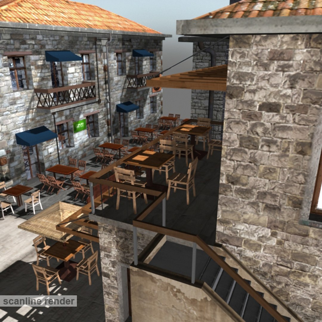3ds Max Historical Coast Bar