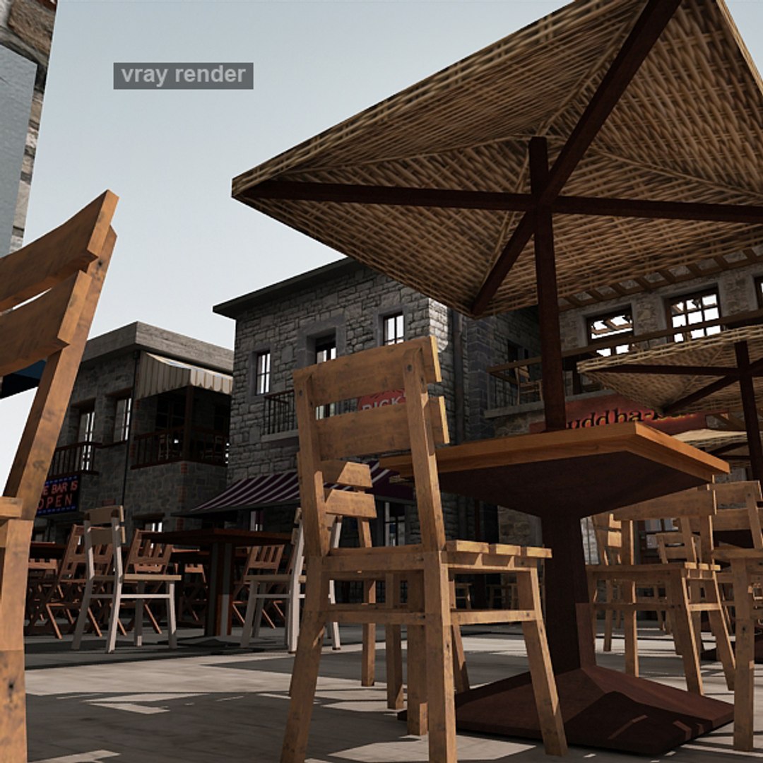 3ds Max Historical Coast Bar
