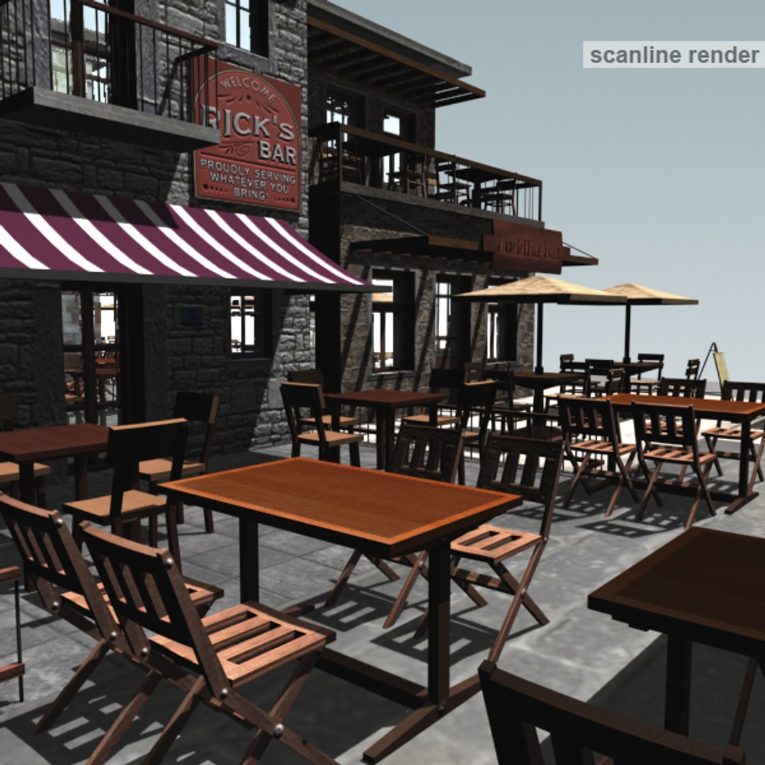 3ds Max Historical Coast Bar
