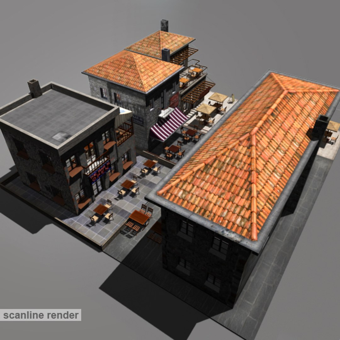 3ds Max Historical Coast Bar