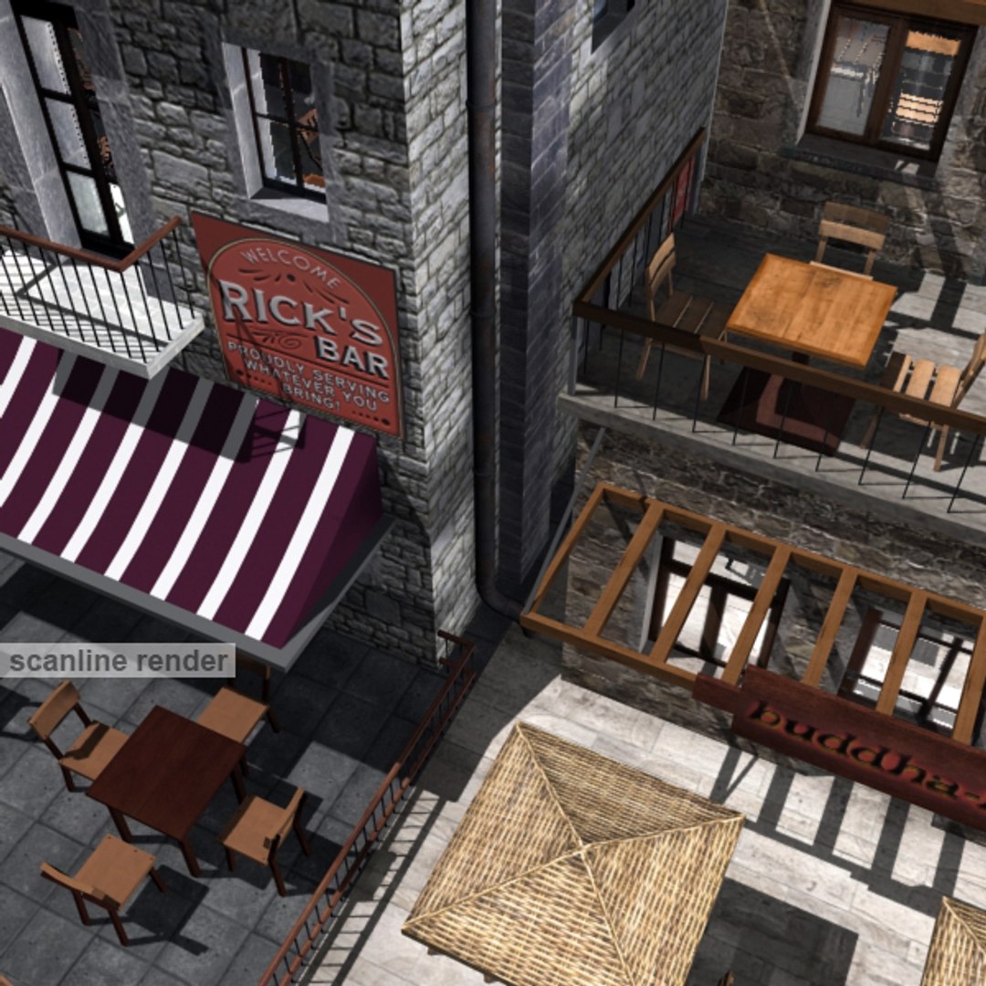 3ds Max Historical Coast Bar